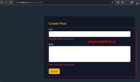 Laravel 10 CRUD Tutorial Step By Step PhpNodeTuts