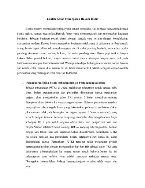Contoh Kasus Perbuatan Melawan Hukum Homecare24