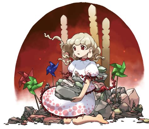 Safebooru 1girl Bare Legs Barefoot Blonde Hair Bubble Print Collar Collared Shirt Commentary