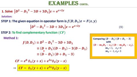lecture 4 solution of non homogeneous partial differential equations youtube