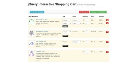 Best Jquery Shopping Cart Plugins Bestdevlist