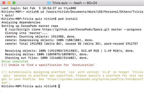 admob adding ios core framework to podfile stack overflow