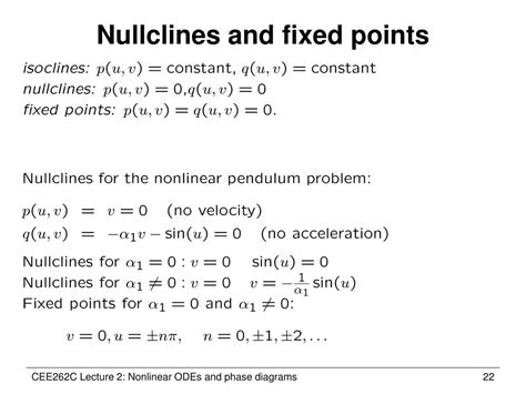 ppt cee262c lecture 2 nonlinear odes and phase diagrams powerpoint presentation id 6737126