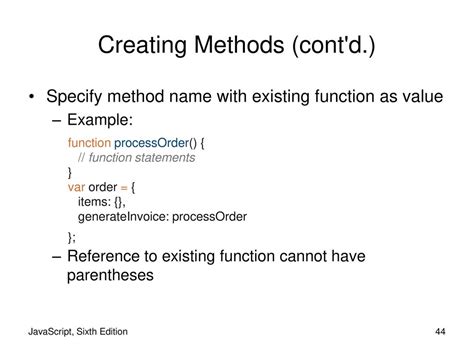 javascript sixth edition ppt download