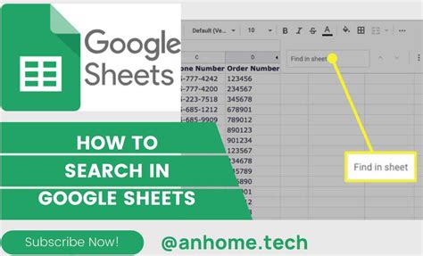 How To Search In Google Sheets A Comprehensive Guide