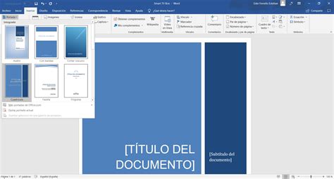 Como Poner Caratula En Word Image To U