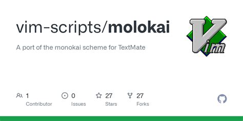 github vim scripts molokai a port of the monokai scheme for textmate