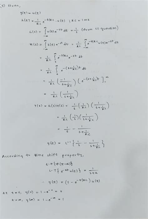 [solved] q4 10 pts using the laplace convolution method find the course hero