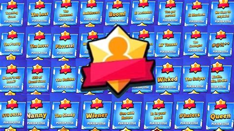 Every Mastery Titles In Brawl Stars 72 72 YouTube