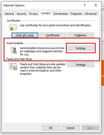 How To Disable And Or Clear AutoFill Information In Web Browser