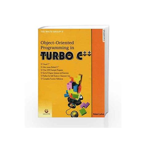 object oriented programming in turbo c by robert lafore buy online object oriented programming