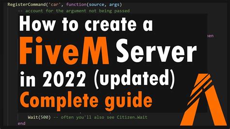 How To Make A FiveM Server In 2022 UPDATED Tutorial YouTube