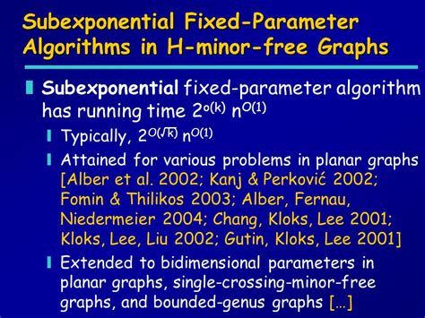 fast algorithms for hard graph problems bidimensionality minors and local treewidth