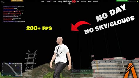 Fivem Fps Boost Pack No Sky No Day Only Night No Clouds Better Fps