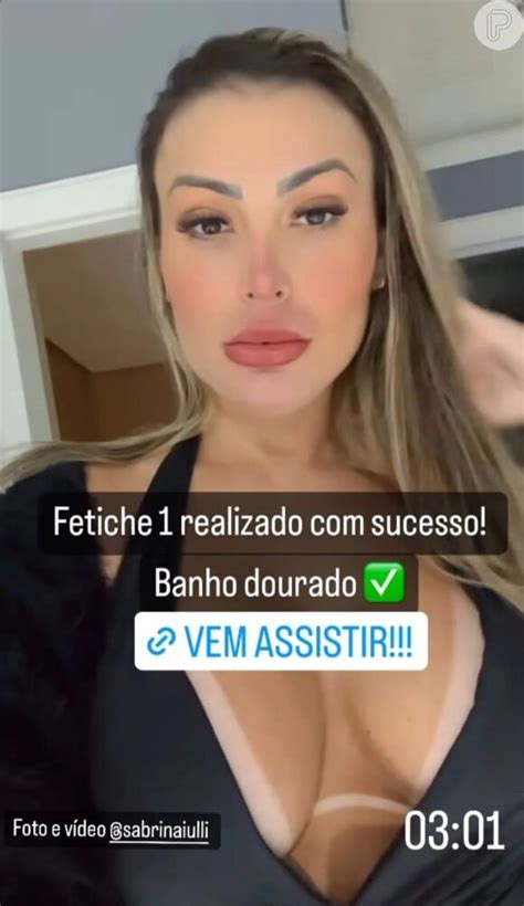 Foto Andressa Urach Avisou Para Seus Seguidores Que Gravou Um Vídeo Realizando Um Fetiche