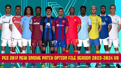 Pes New Smoke Patch Option File Season V Youtube