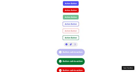 Buttons Forked Codesandbox