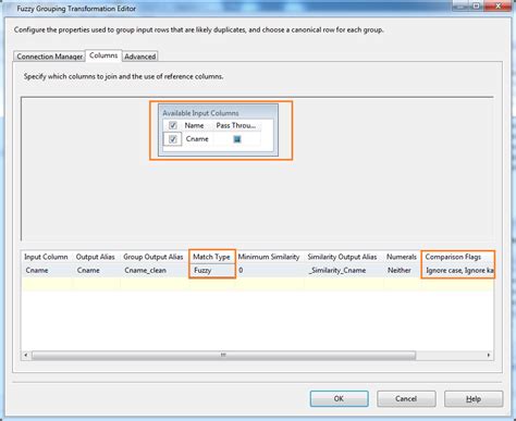 fuzzy grouping ssis sql server rider