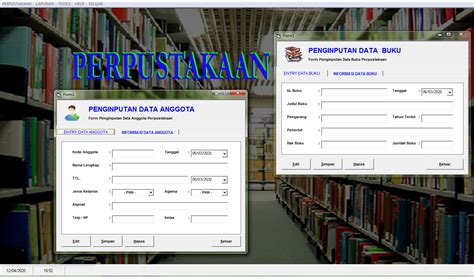 APLIKASI PERPUSTAKAAN SEKOLAH MEPOKONDAU KOMPUTER