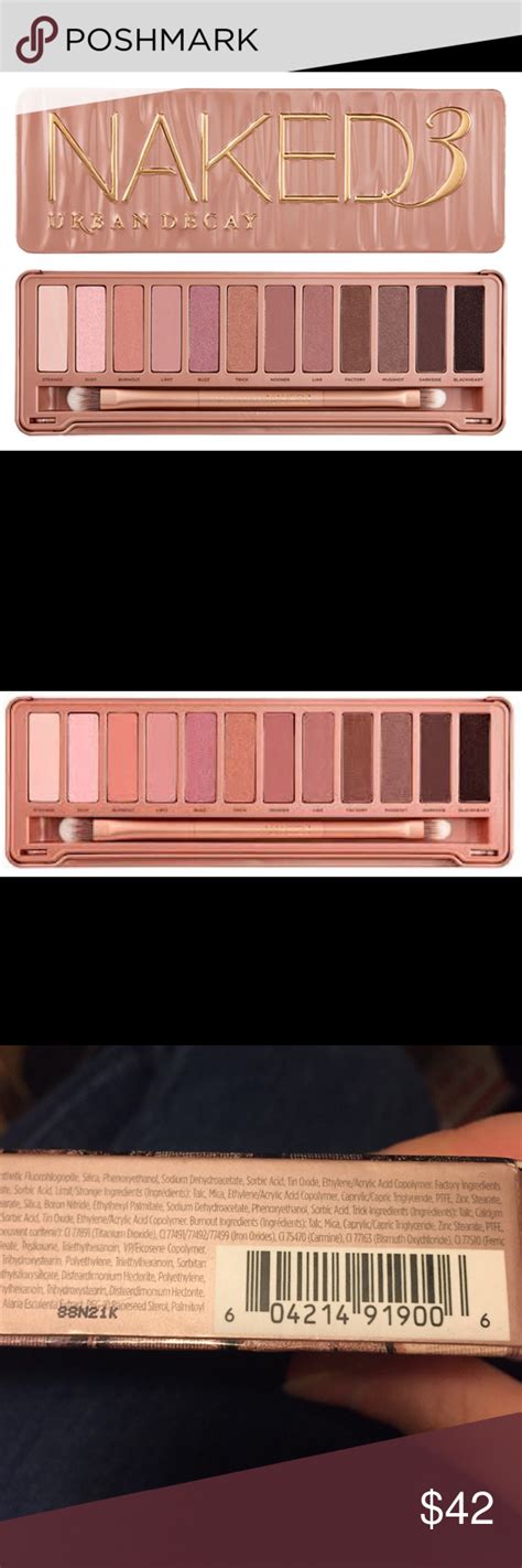 Urban Decay Authentic Naked 3 Palette NIB