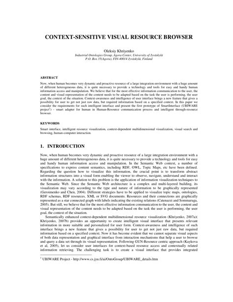 pdf context sensitive visual resource browser