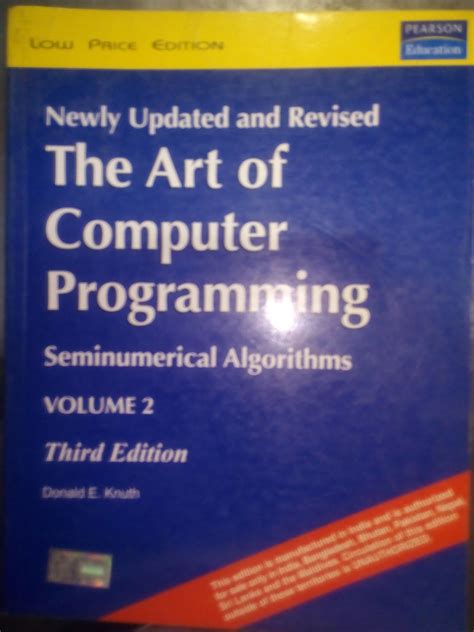 art of computer programming v 2 volume 2 knuth donald e amazon es libros