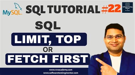 SQL Tutorial 22 SQL LIMIT SQL TOP SQL FETCH FIRST Clause