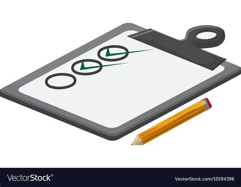 Clipboard With Check List Icon Royalty Free Vector Image