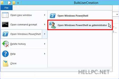 how to create bulk users in ad using powershell windospc