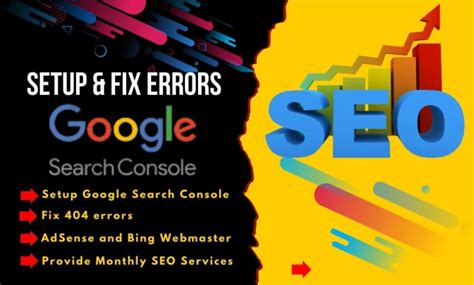Set Up And Fix Your Google Search Console Errors And Improve Indexing