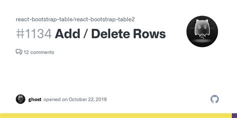 Add Delete Rows Issue 1134 React Bootstrap Table React Bootstrap