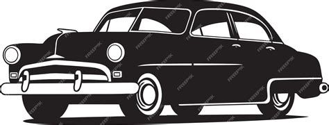 Premium Vector Retro Reminiscence Car Insignia Classic Wheelscape Vintage Automobile Symbol
