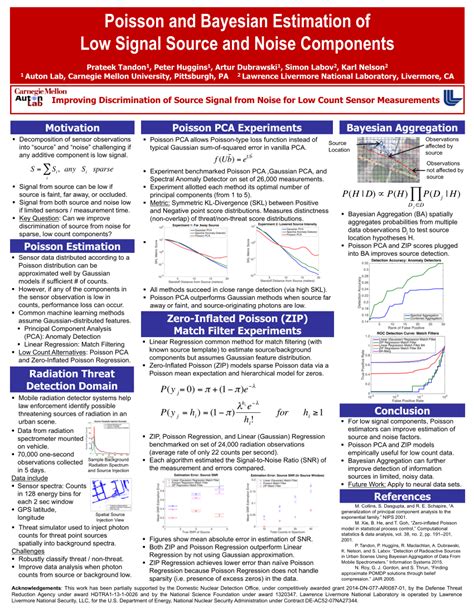 pdf poisson and bayesian estimation of low signal source and noise components