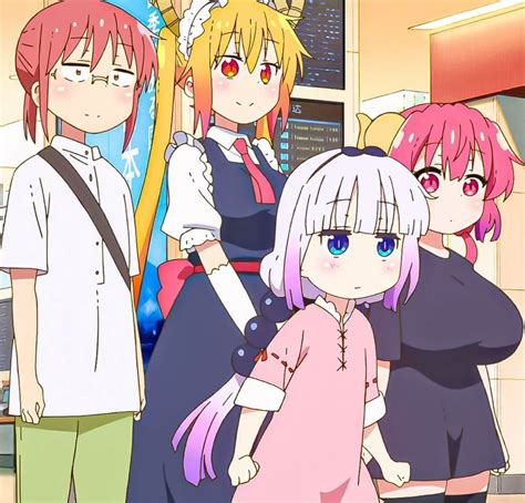 Kobayashi X Tohru X Kanna X Ilulu Icons Anime Kobayashi San Chi No Maid Dragon S Icons