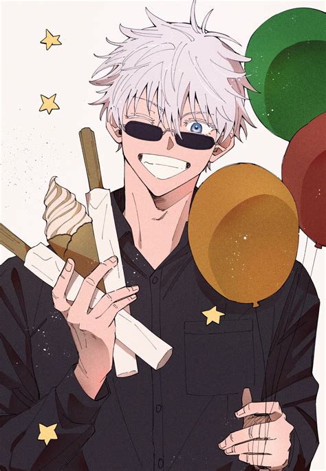 Gojou Satoru Jujutsu Kaisen Drawn By Deka Power Danbooru