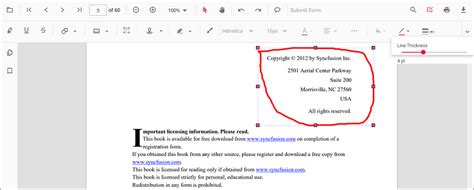 ink annotation in angular pdfviewer component syncfusion