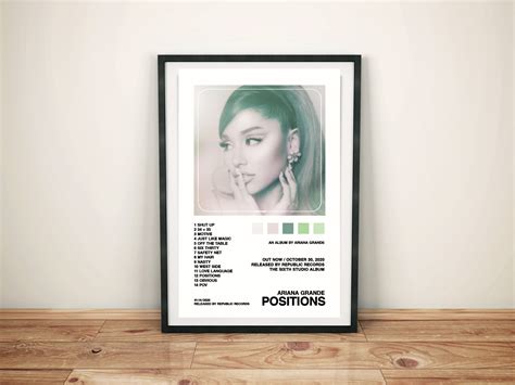 Ariana Grande Positions Single Album Cover Remember T