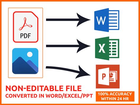 pdf image screenshot non editable file converted in excel word within 24 hr upwork