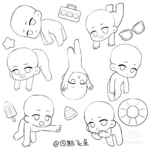 Pin De 呵呵哈哈 En Art References Tutorial De Dibujo Dibujos Chibi Bocetos Bonitos