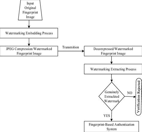 process of fingerprint image watermarking compression technique using download scientific