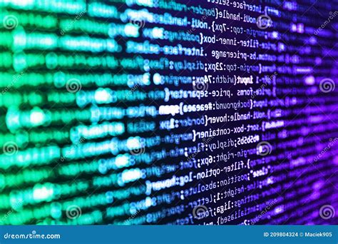 lines of html code visible coding programmer abstract background software developer