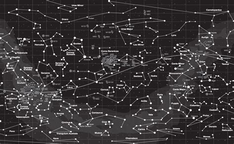 Constellation Map Northern Hemisphere