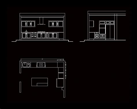 Kitchen Kitchen DWG Elevation For AutoCAD Designs CAD