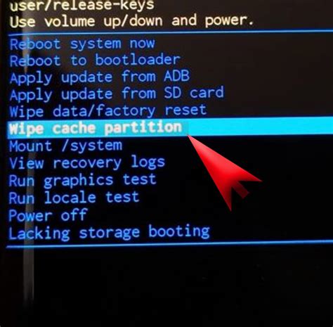 Wipe Cache Partition