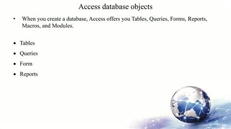 Introduction To Ms Access Database PPT