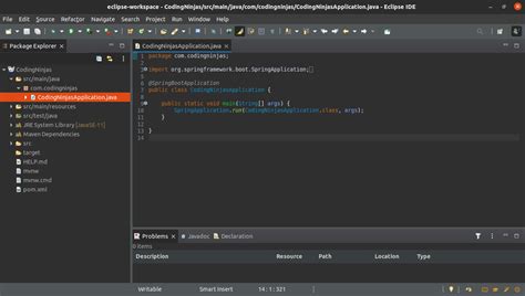 Spring Initializr Coding Ninjas