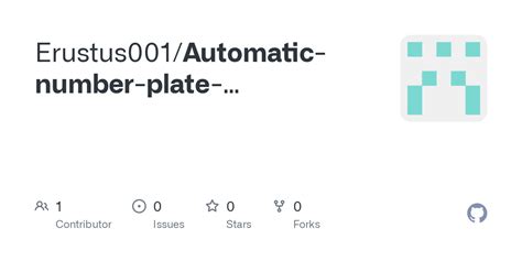 Github Erustus001automatic Number Plate Recognition With Python Yolov8 And Easyocr