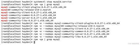 centos下安装及配置mysql centos mysql csdn博客