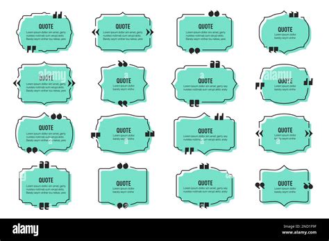 Big Set Of Quote Text Vintage Labels Frames In A Flat Design Quote