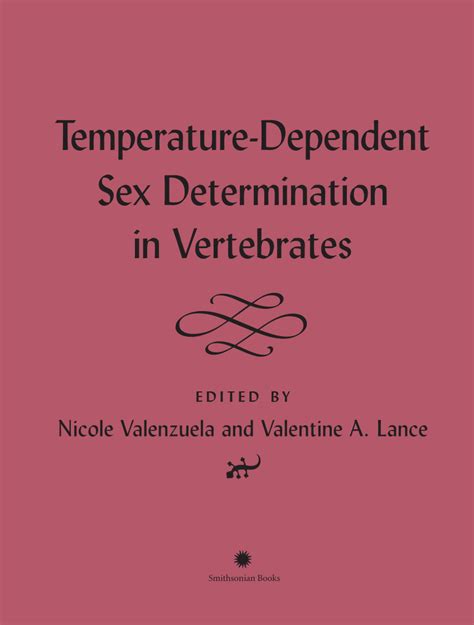 pdf temperature dependent sex determination in vertebrates